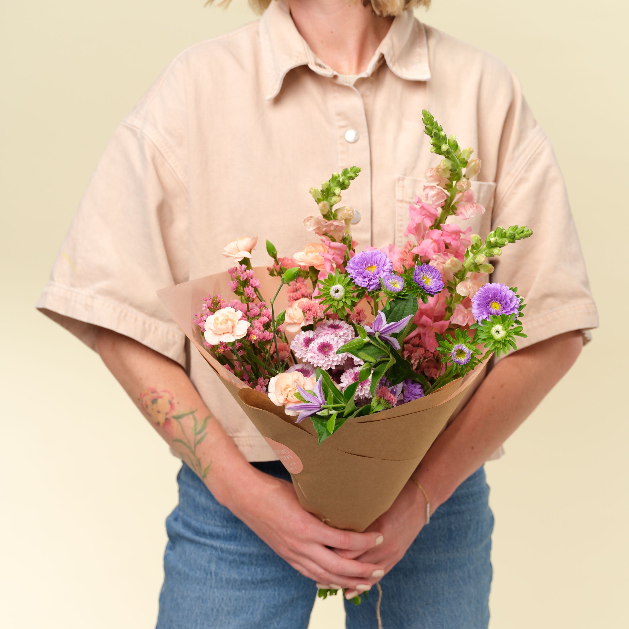 Petite Wrapped Flowers | Native Poppy Shop