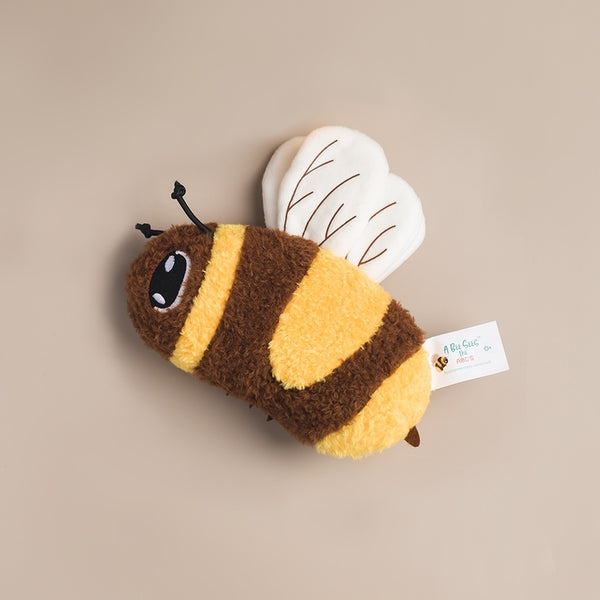 Fuzzy Bee Stuffed Animal – Native Poppy