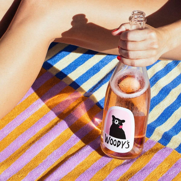 Woody's Non-Alcoholic Sparkling Rosé – Native Poppy