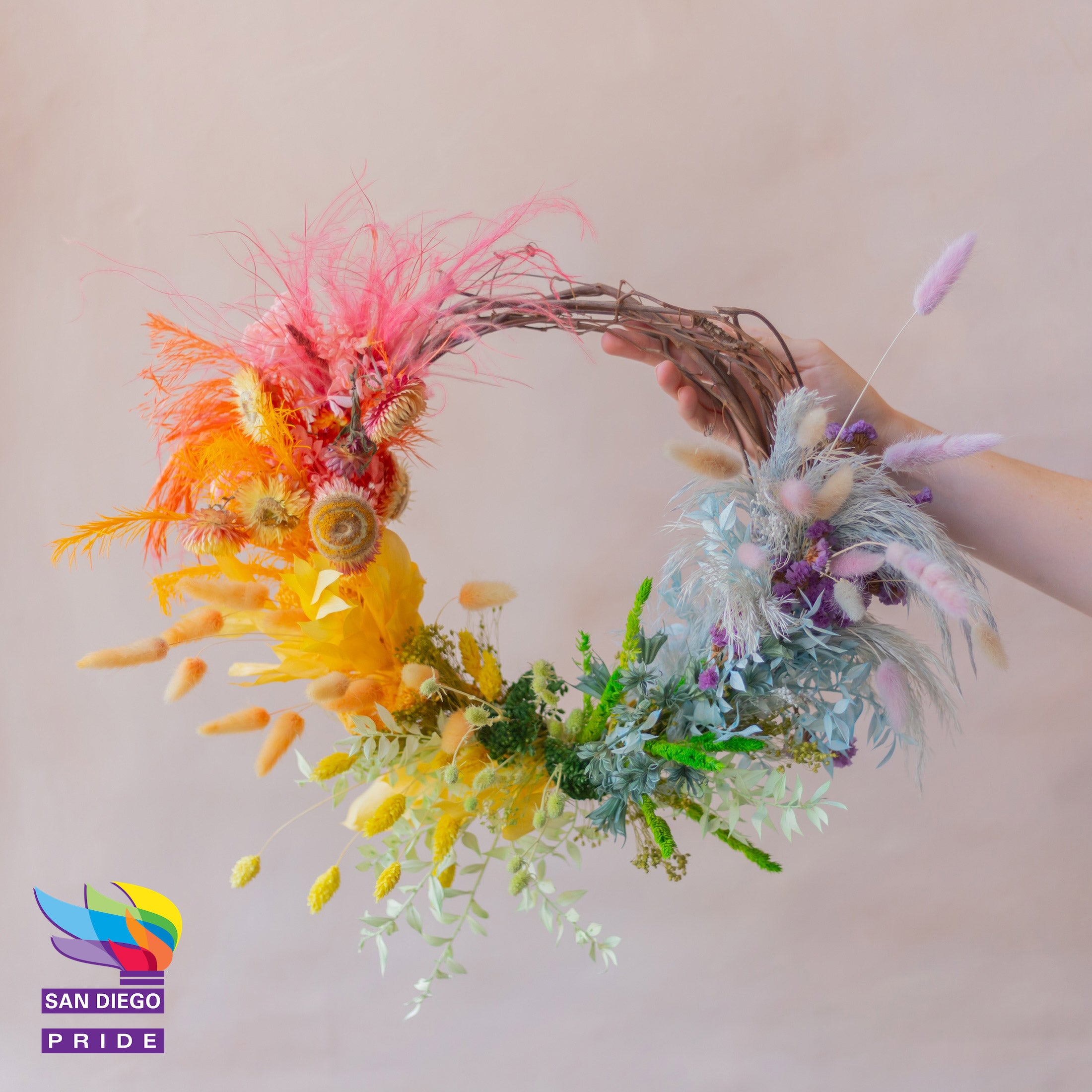 Pride Dried Wrap | Native Poppy