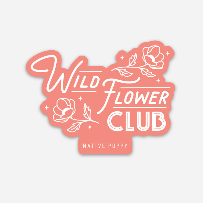 Florasaurus Stickers | Native Poppy